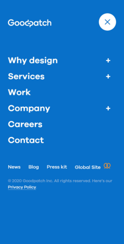 Goodpatch | SANKOU! sp | スマホ向けのWebデザインギャラリー･参考サイト集