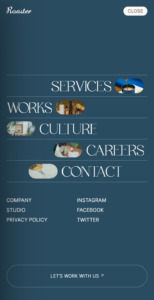 Roaster | SANKOU! sp | スマホ向けのWebデザインギャラリー･参考サイト集