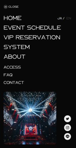 ZEROTOKYO | Shinjuku Kabukicho | SANKOU! sp | スマホ向けのWebデザインギャラリー･参考サイト集