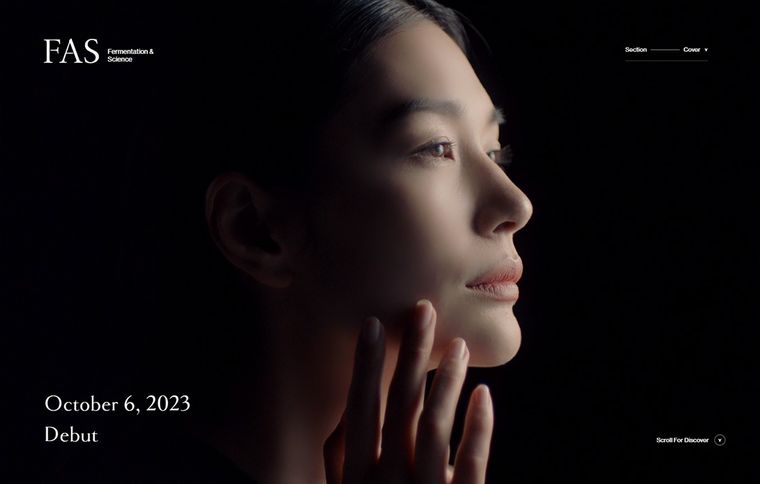 発酵科学スキンケア FAS | SANKOU! | Webデザインギャラリー･参考サイト集