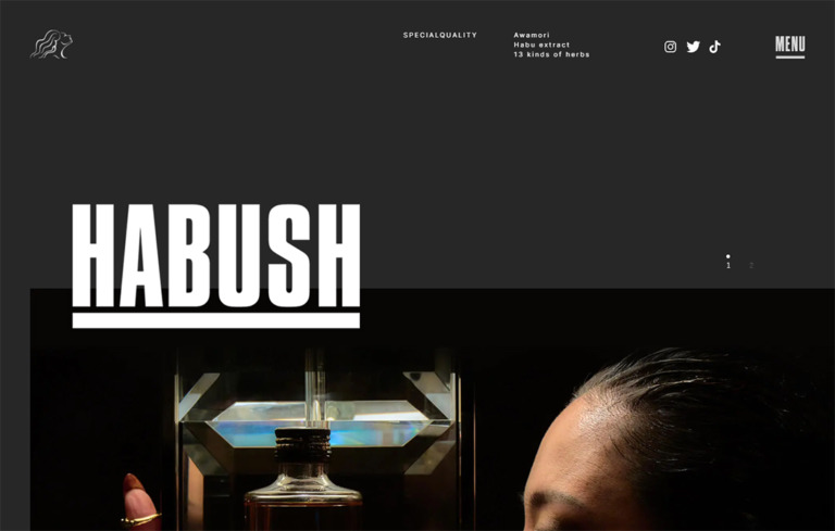 HABUSH | SANKOU! | Webデザインギャラリー･参考サイト集