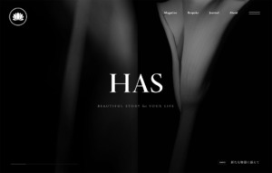 HAS – Life with Story | SANKOU! | Webデザインギャラリー･参考サイト集