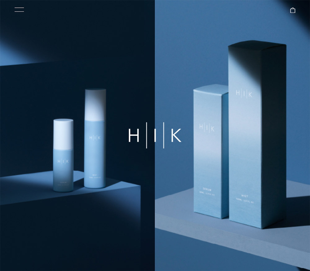 美しさとは引き出すこと HIK 公式サイト | SANKOU! | Webデザインギャラリー･参考サイト集