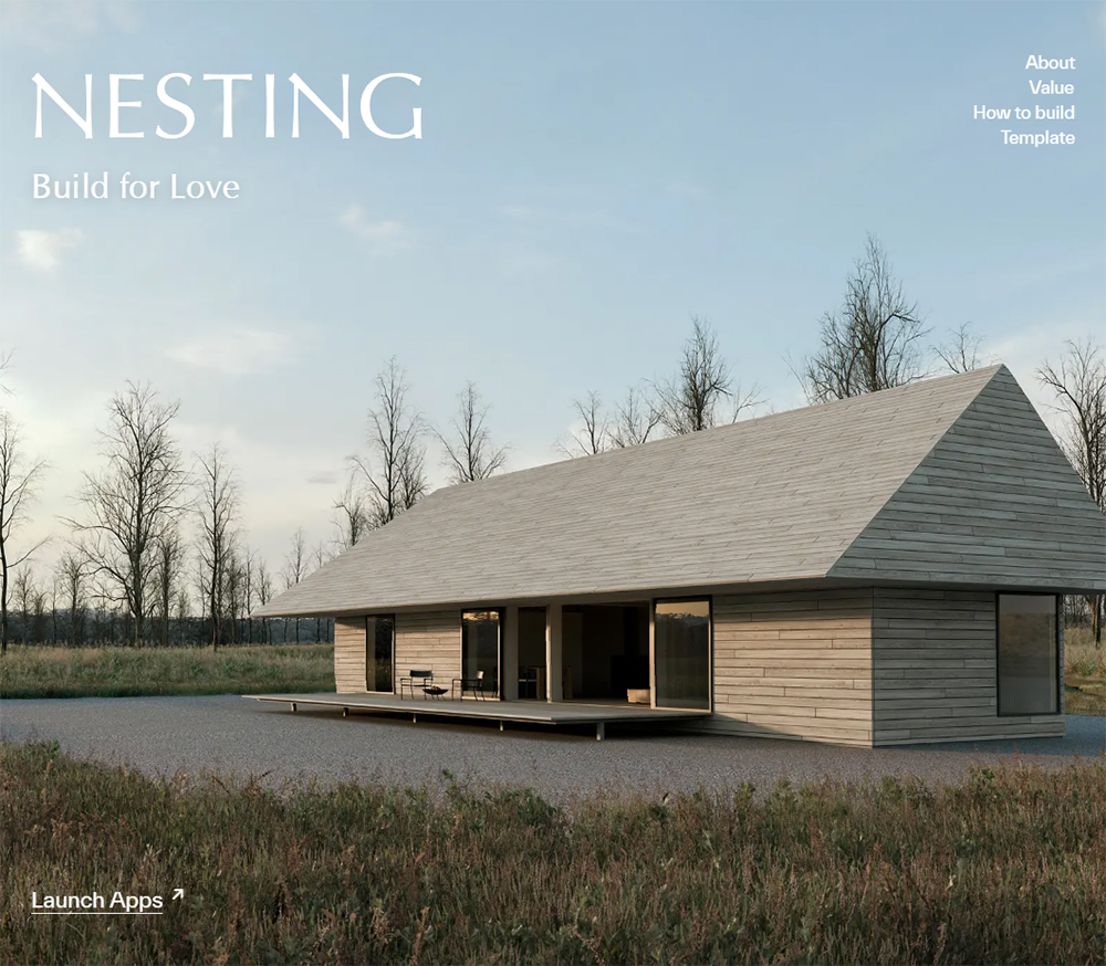 NESTING | SANKOU! | Webデザインギャラリー･参考サイト集