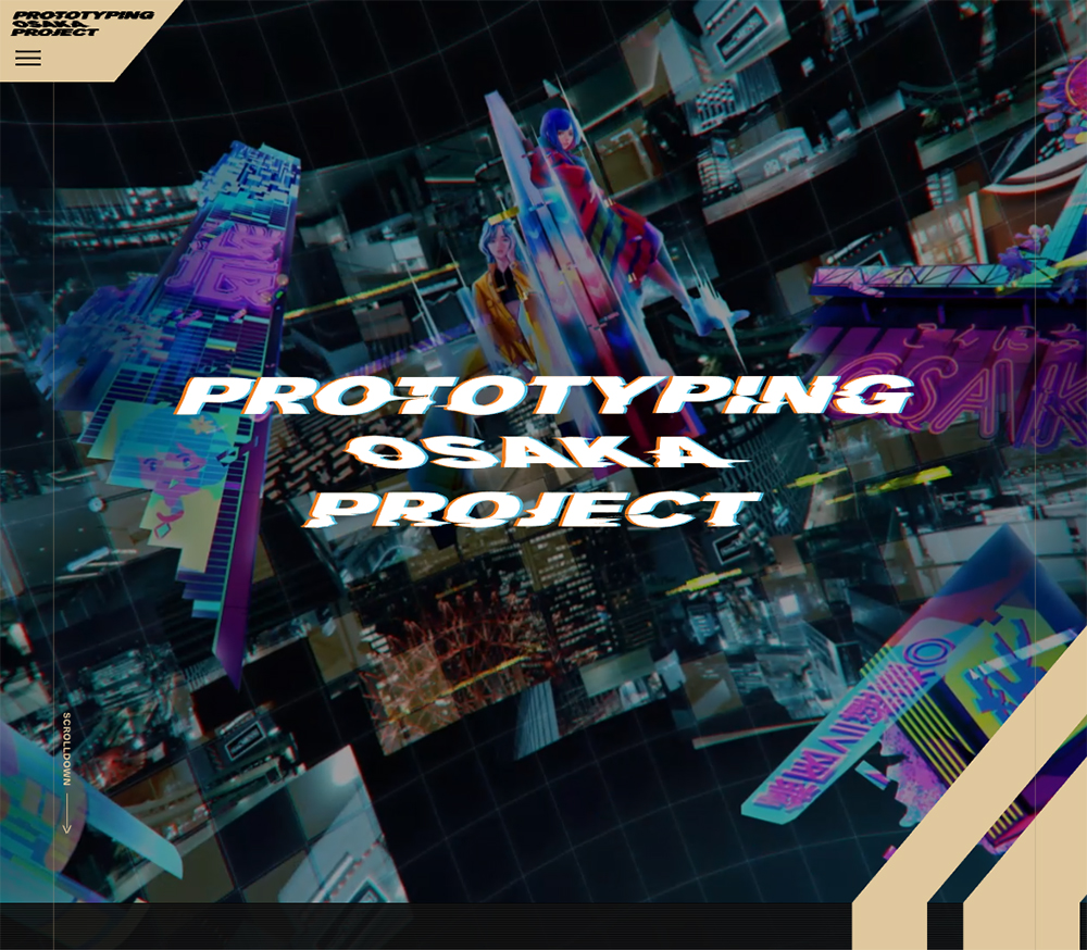 PROTOTYPING OSAKA PROJECT | SANKOU! | Webデザインギャラリー･参考サイト集