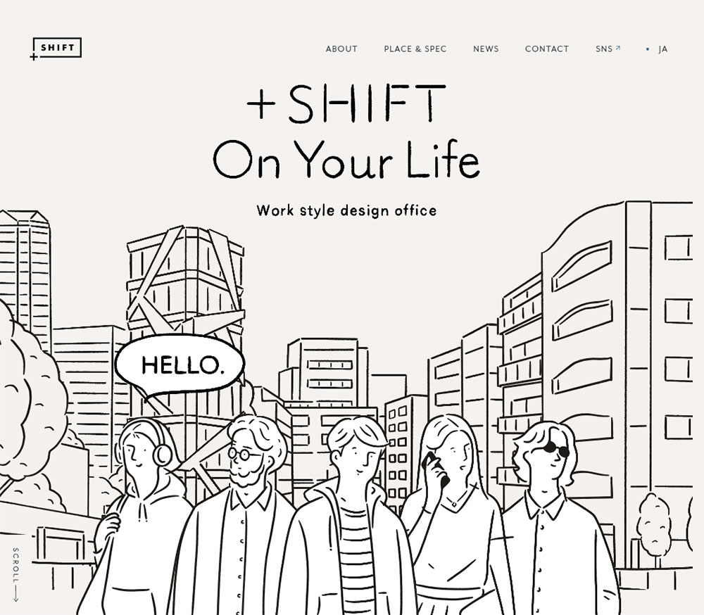 +SHIFT | SANKOU! | Webデザインギャラリー･参考サイト集