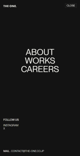 THE ONE. | SANKOU! | Webデザインギャラリー･参考サイト集