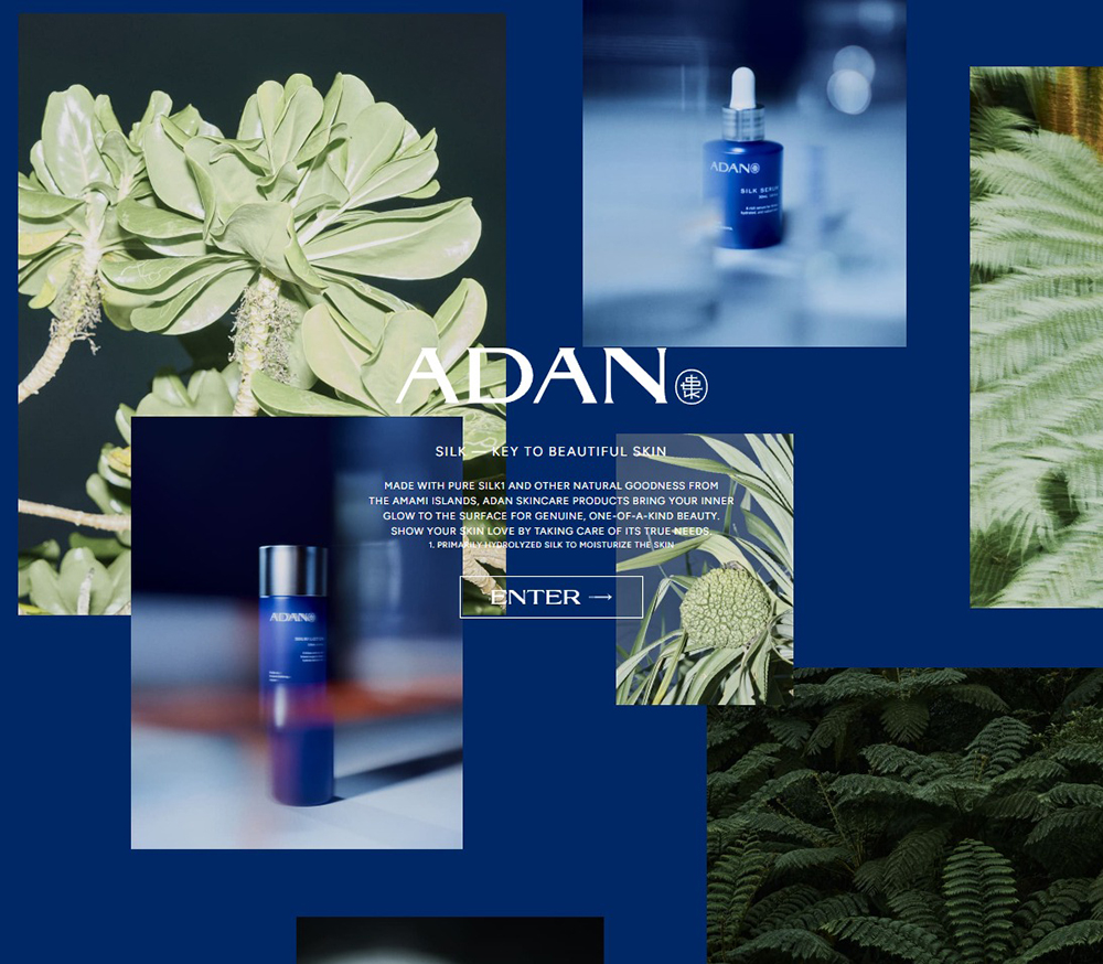 ADAN SILK | SANKOU! | Webデザインギャラリー･参考サイト集