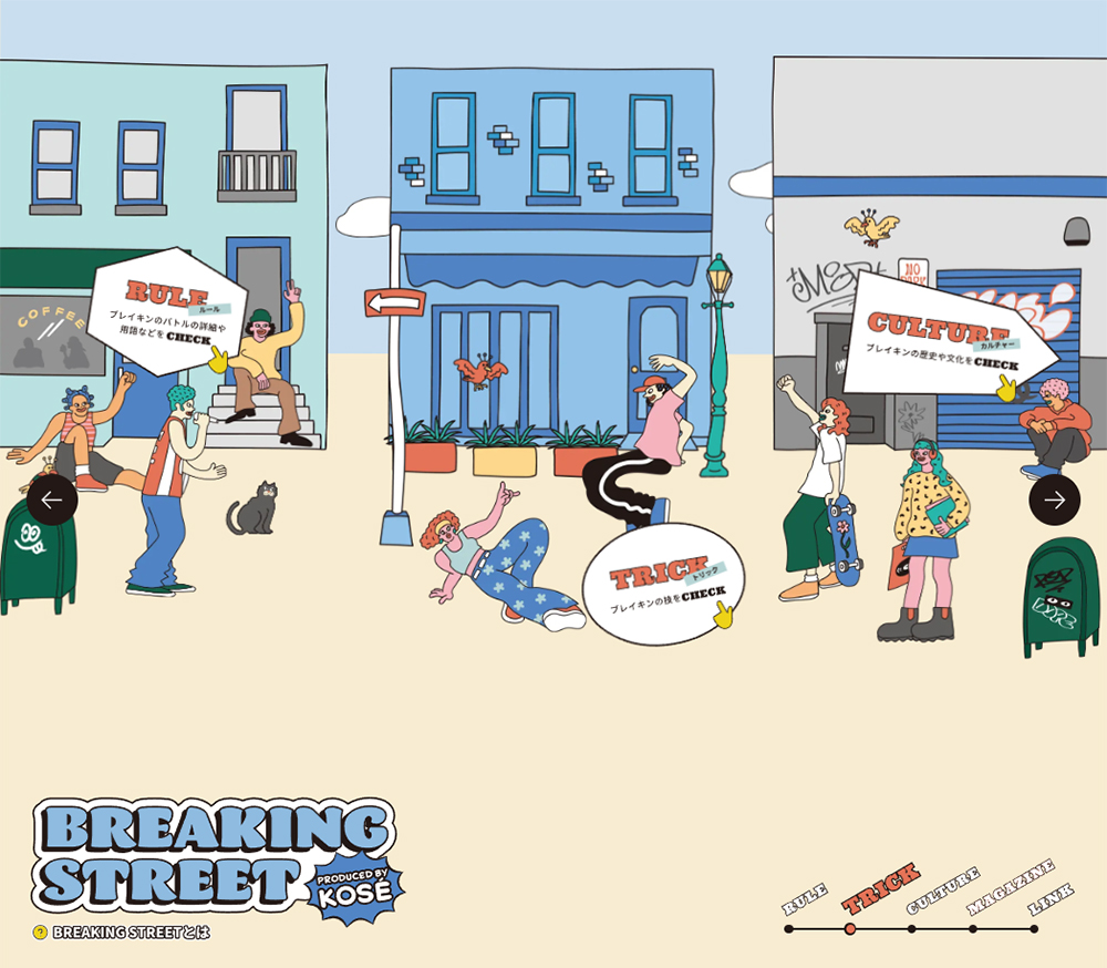 BREAKING STREET | SANKOU! | Webデザインギャラリー･参考サイト集